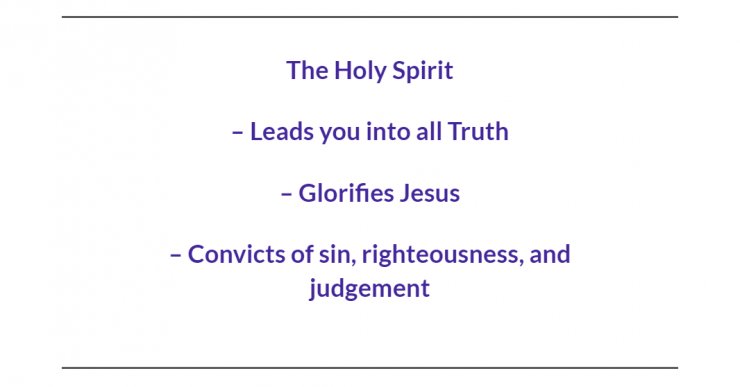 Convicted by the Holy Spirit – Prophecy and Truth – Light for the Last Days