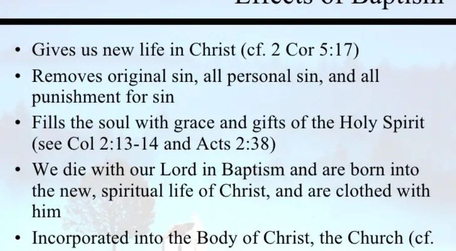 Baptism, the first call to Church – Light for the Last Days